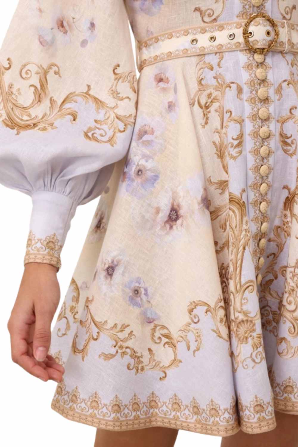 Zimmermann Hypnotic Buttoned Mini Dress